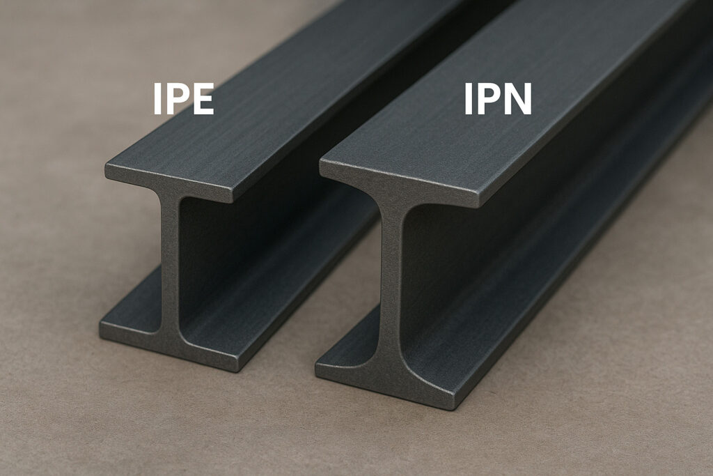Viga IPN vs IPE: Usos y diferencias